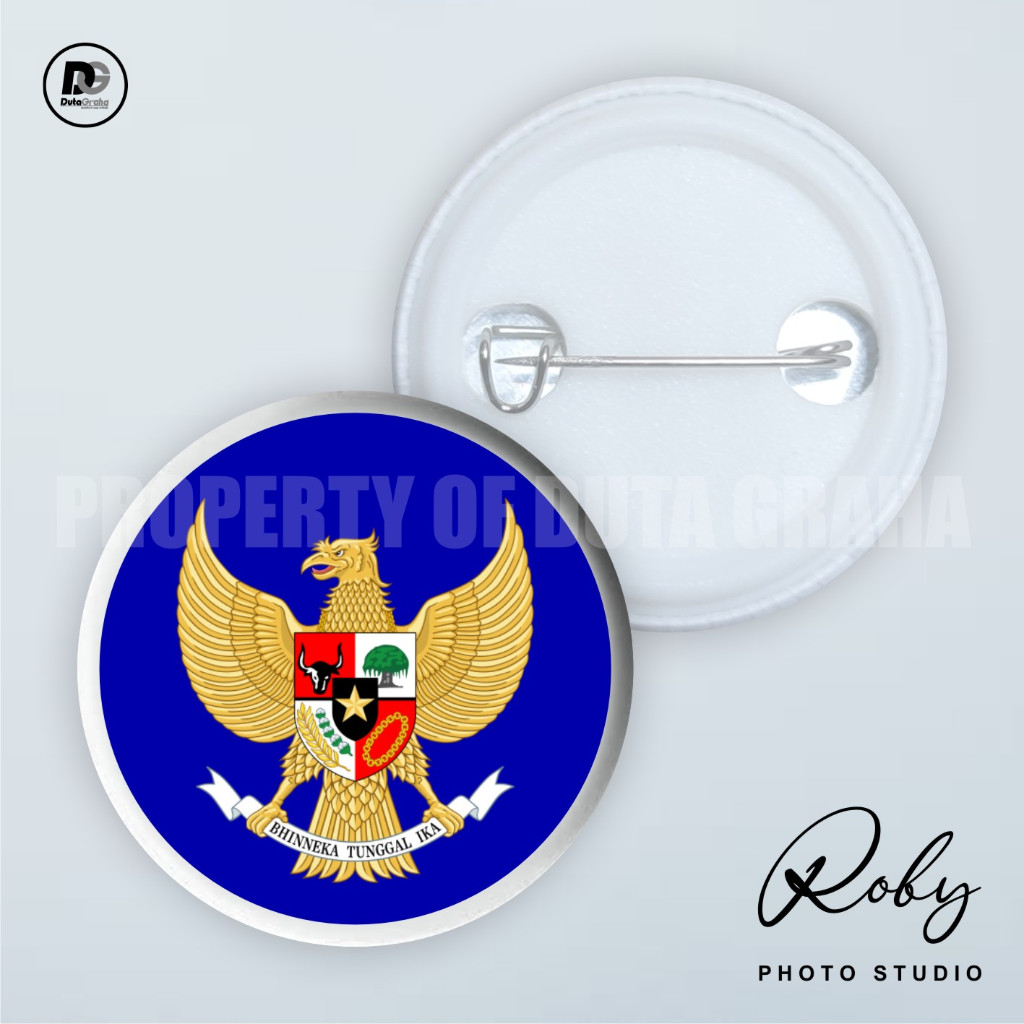 Jual [PIN PRESS] GARUDA PANCASILA BIRU Pin Bros Aksesoris Souvenir ...