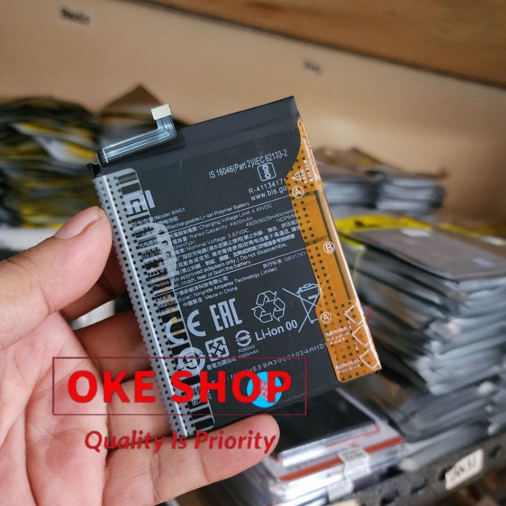 Jual Baterai Batre Original XIAOMI REDMI NOTE 9 PRO BN53 Batrei Batrai ...