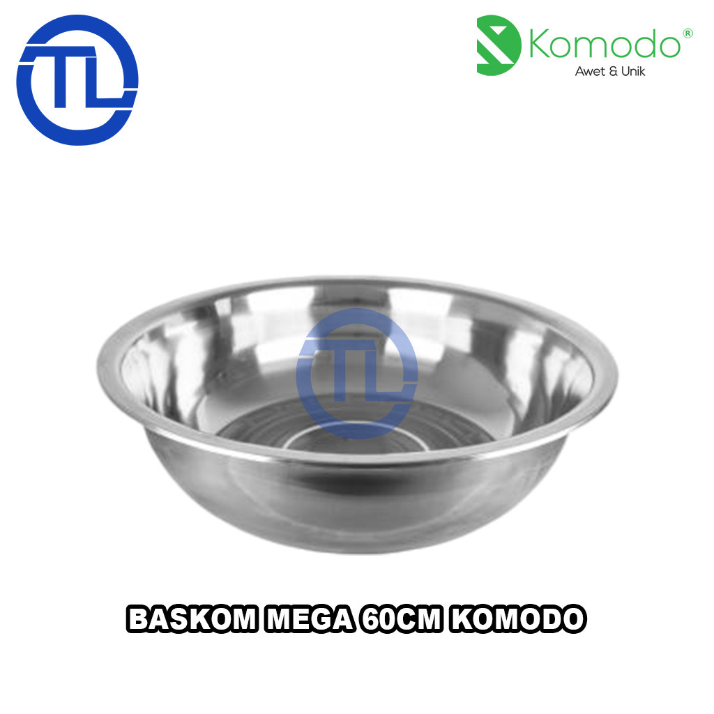 Jual Komodo Baskom Stainless Steel Jumbo / Baskom Serbaguna Tebal 60 CM ...
