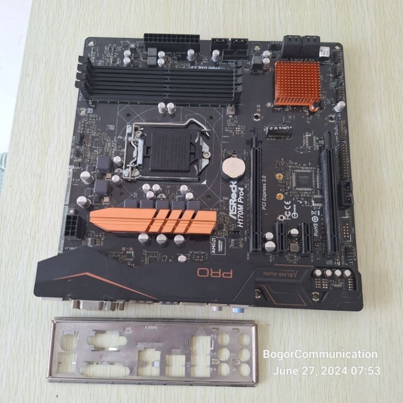 Jual Motherboard H170 Asrock H170M Pro4 Intel Skylake Kabylake 1151 ...