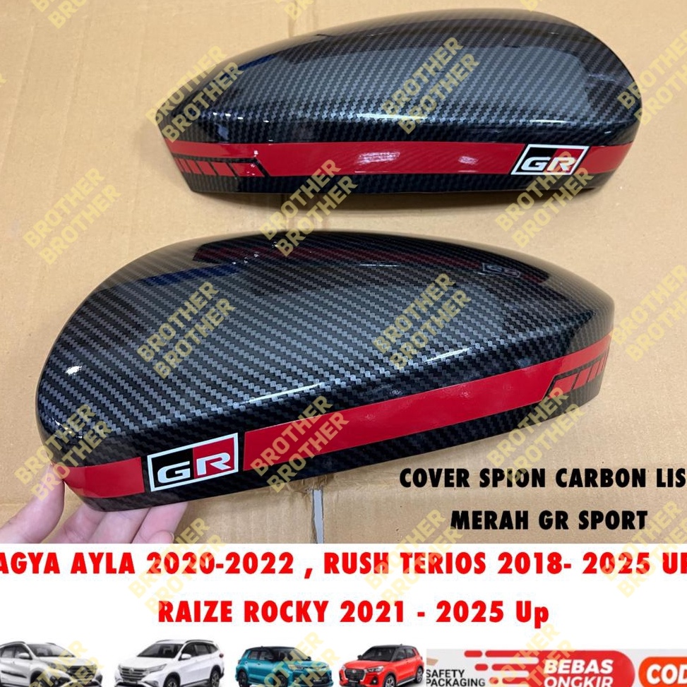 Jual KODE M53Q Spion Cover All New Rush Terios Raize Rocky 218 Avanza ...
