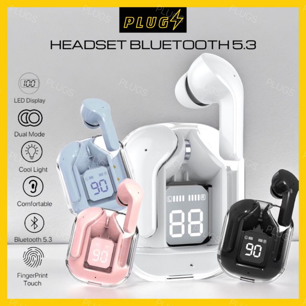 Jual [COD] PLUGS CID17 Wireless Bluetooth Earphone Headset TWS With Mic ...