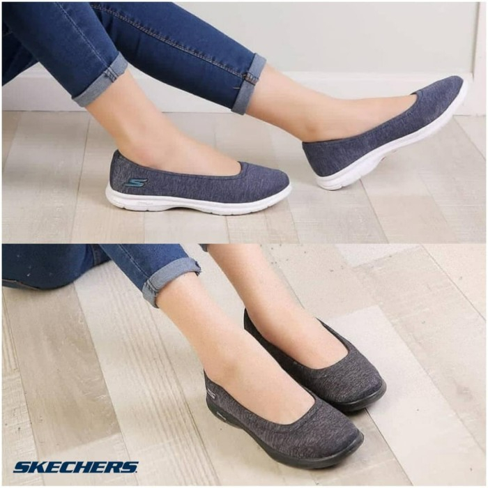 Jual SKECHERS GOSTEP BALLET FLAT SIZE 36 S/D 39 BRANDED FOOTWEAR | Shopee Indonesia