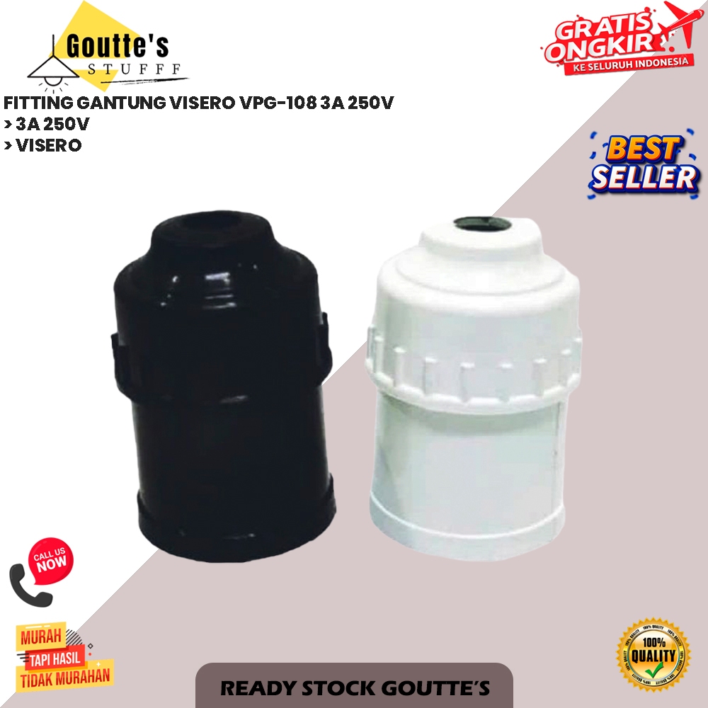 Jual FITTING GANTUNG VISERO VPG-108 3A 250V | Shopee Indonesia
