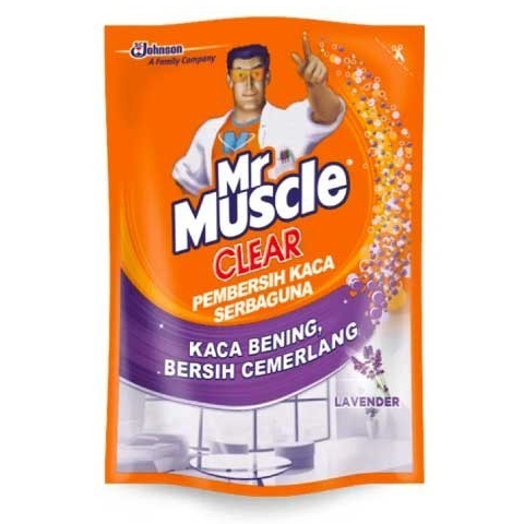 Jual Mr Muscle Glass Liquid Lavender Pouch 400 Ml | Shopee Indonesia