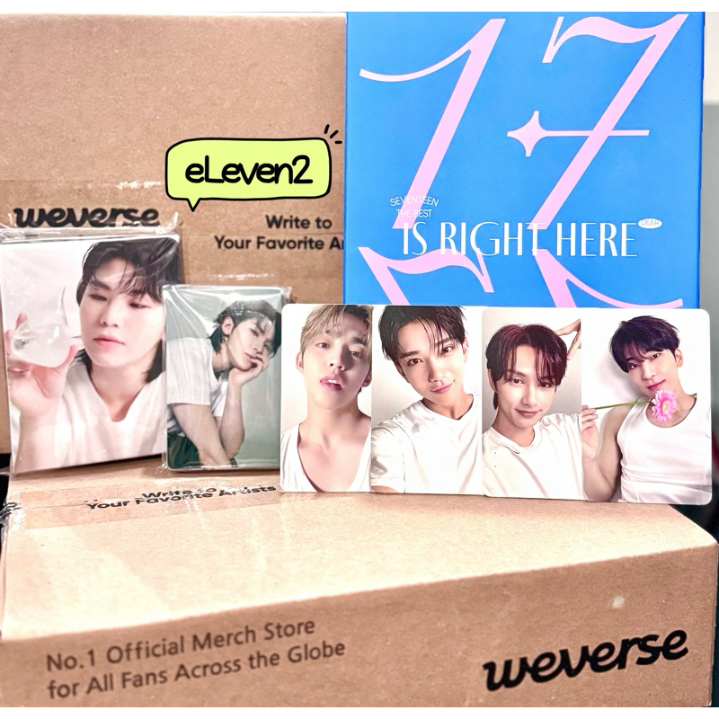 Jual SEVENTEEN - Best Album 17 is Right Here DEAR Version WOOZI cover booklet (PC Photocard ...