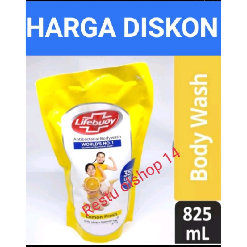 Jual LIFEBUOY SABUN CAIR LEMON FRESH 825ml (KUNING) | Shopee Indonesia