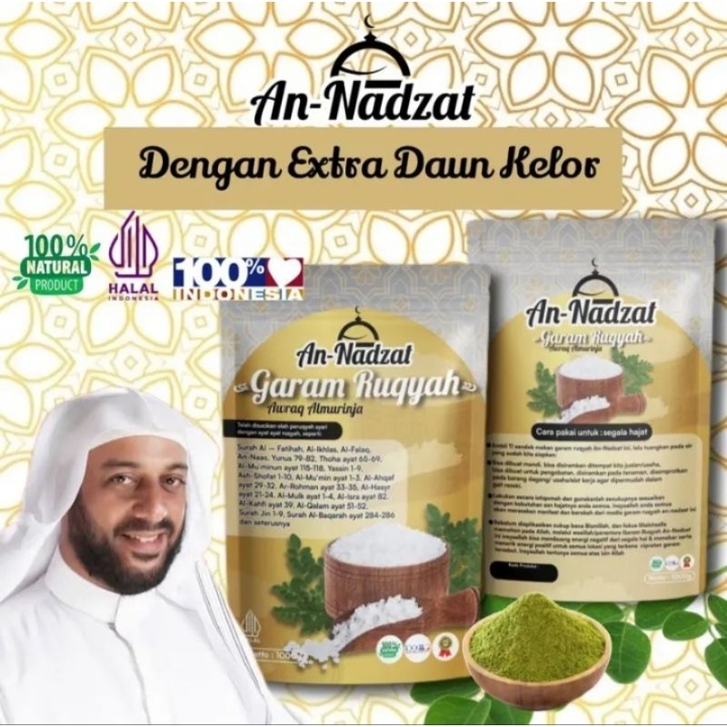 Jual Garam Ruqyah An Nadzat Original 1kg + Daun Kelor | Shopee Indonesia