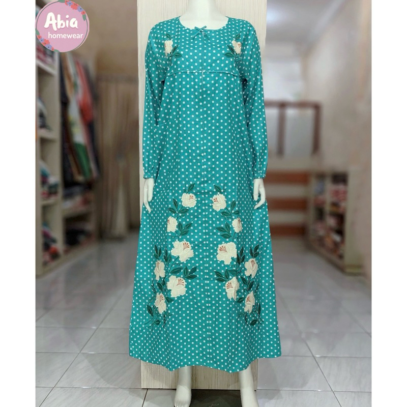 Jual Gamis Katun Jepang Bordir Malang - Busui Friendly (Tosca) | Shopee ...