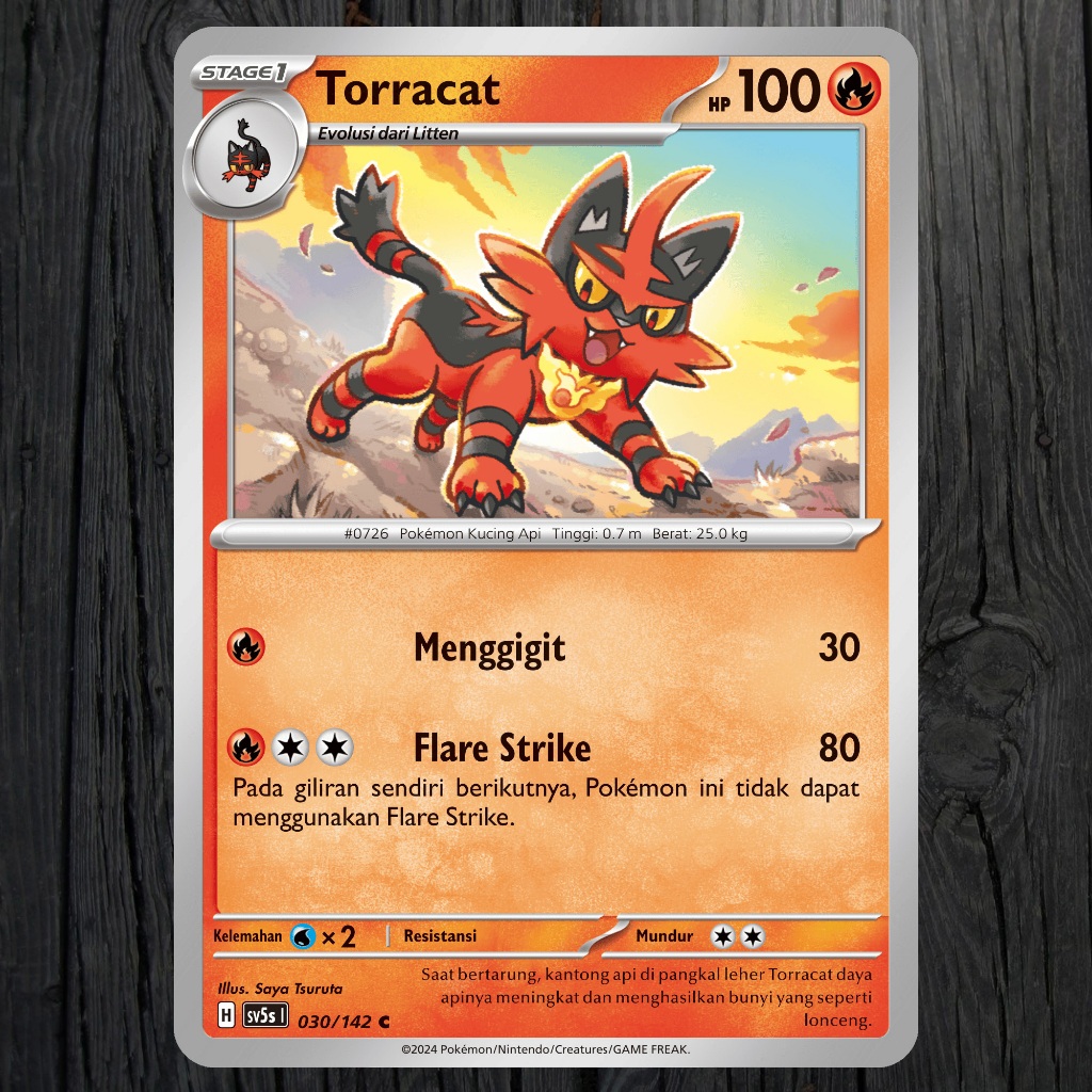 Jual Torracat Pokemon sv5s Paradoks Andalan - API - KARTU TCG INDONESIA ...
