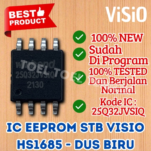 Jual IC EPROM STB VISIO / IC EEPROM SET TOP BOX TV DIGITAL VISIO HS1685 | Shopee Indonesia