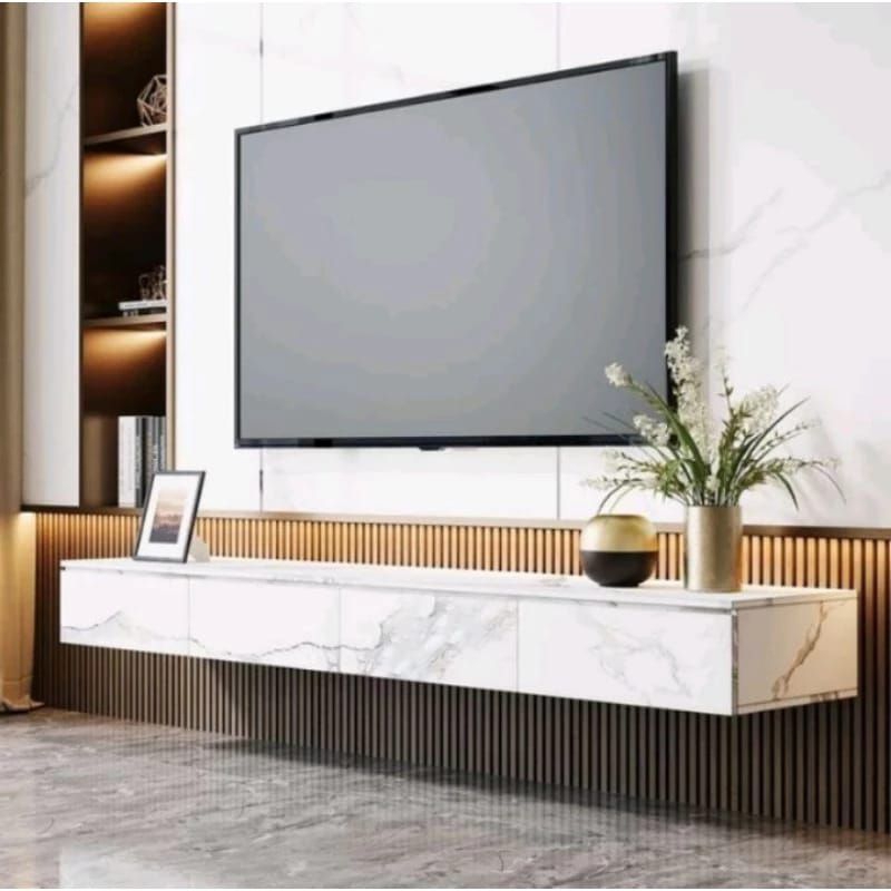 Jual meja tv LED digital minimalis kabinet tv rak tv modern 150 x 20 x ...
