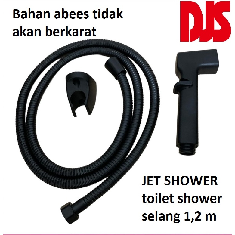 Jual JET SHOWER TOILET SEMPROT TANPA di tekan HOLD ON MODEL KOTAK Hitam ...