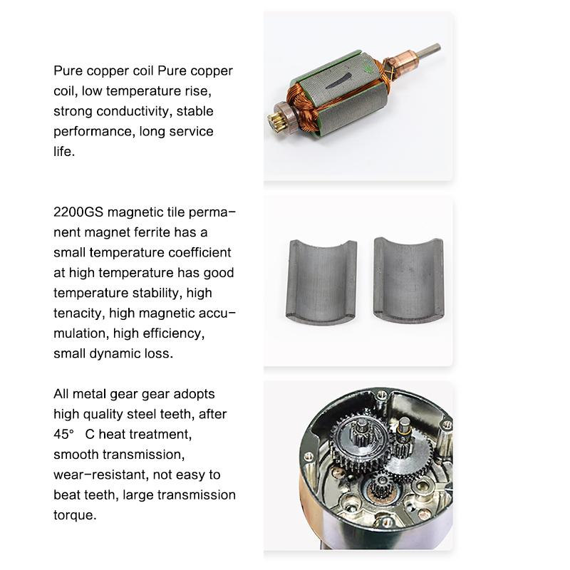 Jual Motor DC 60GA775 Gear Box XD-60GA775 Gir Box 50-RPM / 100-RPM ...