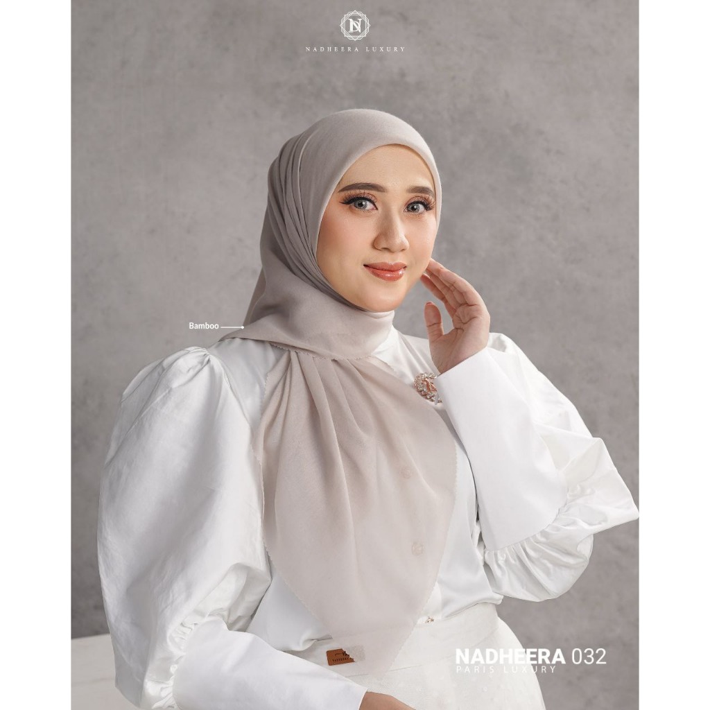 Jual PROMO//N032 HIJAB//HIJAB NADHEERA//NADHEERA LUXURY//HIJAB TERBRU//HIJAB SEGI EMPAT TERBARU ...