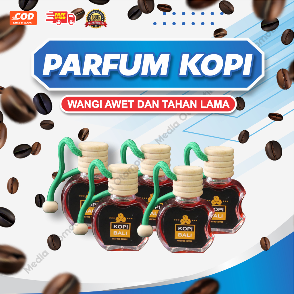 Jual Parfum Mobil Kopi Bali Original Tahan Lama Bentuk Cair di Dalam ...