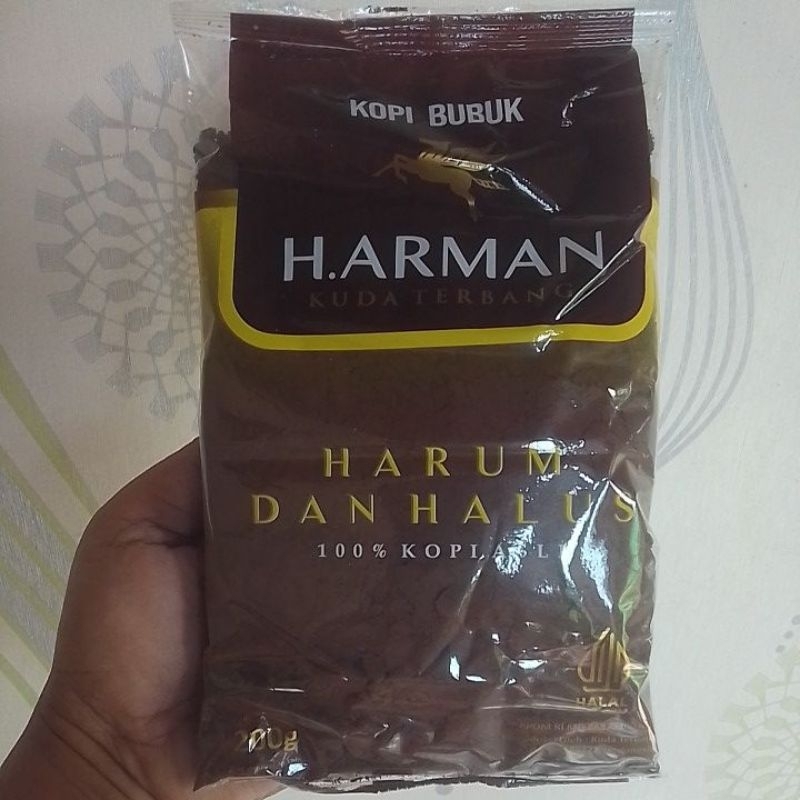Jual Kopi Bubuk Asli Padang Minang H. Arman 200gr Cap Kuda Terbang | Shopee Indonesia