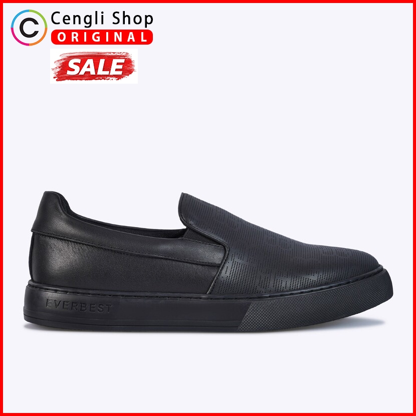 Jual EVERBEST SEPATU SLIP ON KASUAL PRIA ORIGINAL KULIT ASLI ORI CASUAL ...