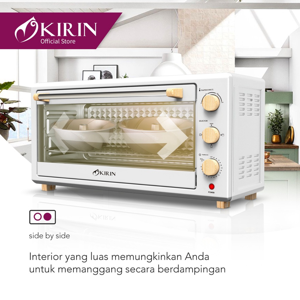 Jual Kirin Beauty Oven 35 Liter KBO - 350WB / Oven Listrik/ Pemanggang ...