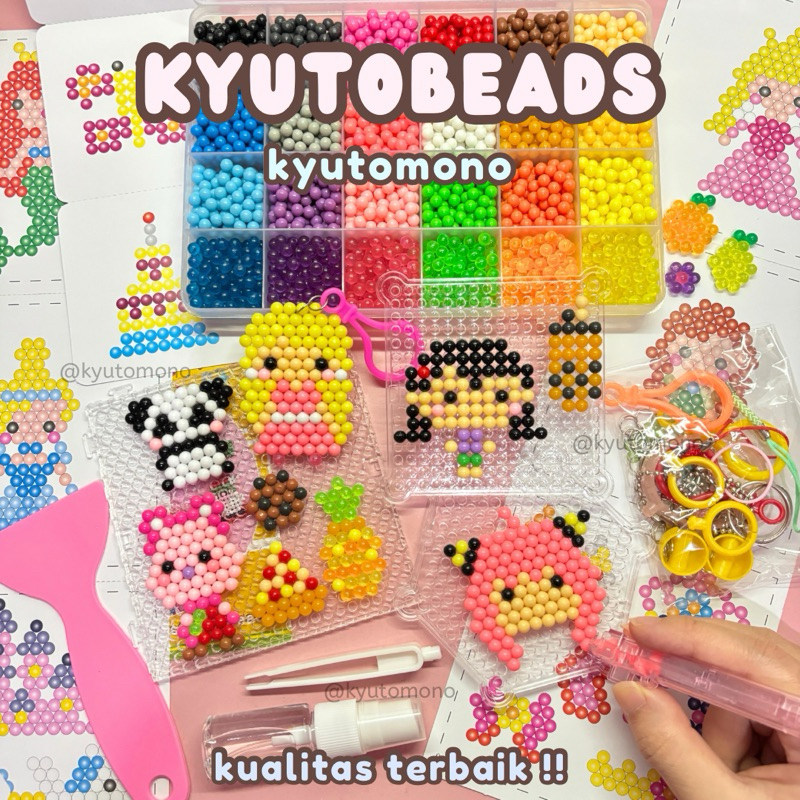 Jual Kyutobeads Kyutomono Magic Beads Mainan Edukasi Mainan Anak ...