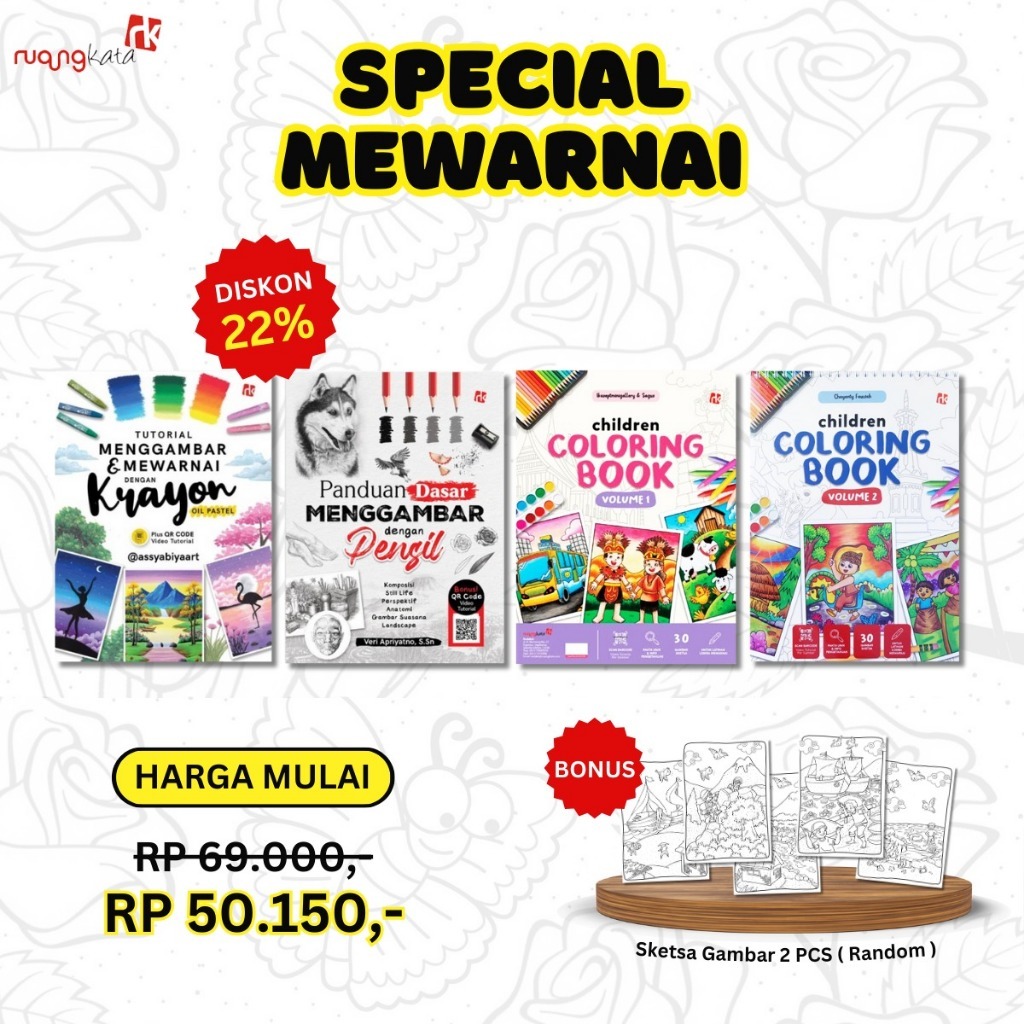 Jual Tutorial Menggambar & Mewarnai untuk Anak | Children Coloring Book ...