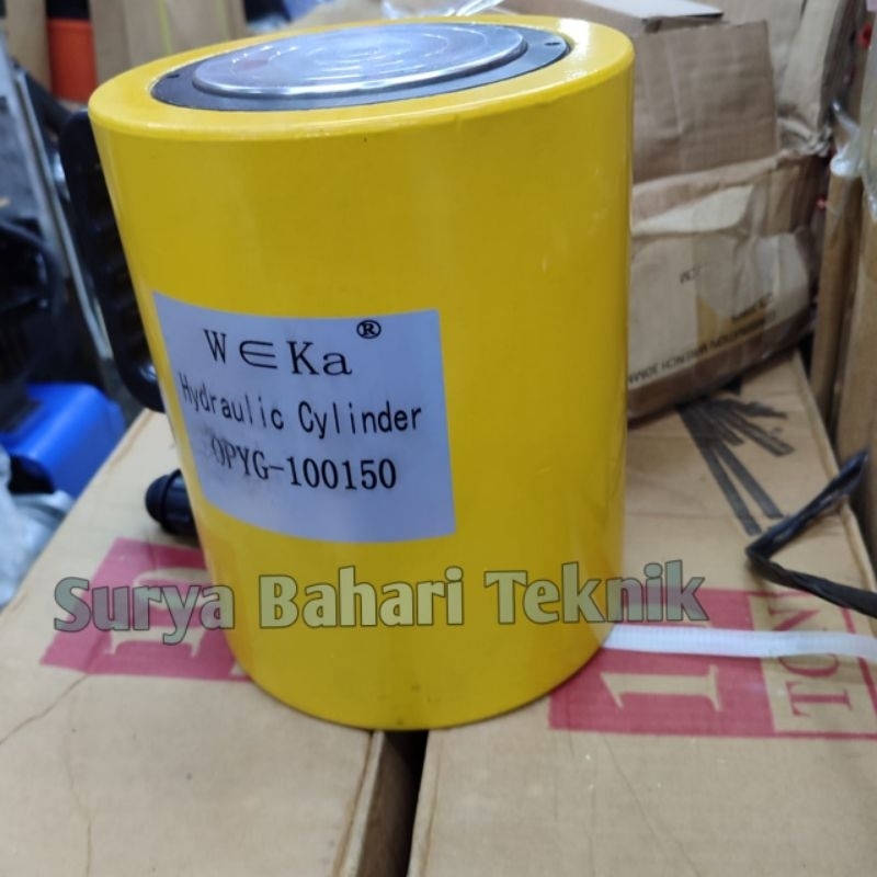 Jual Hydraulic cylinder 100 ton OPYG 100 - 150 mm Weka dongkrak hidrolik | Shopee Indonesia