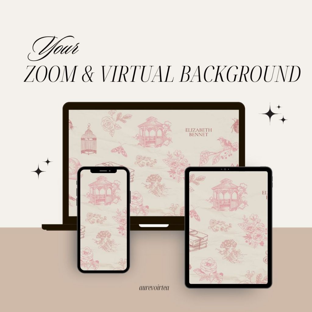 Jual Zoom & Virtual Background Vintage Coquette | Shopee Indonesia