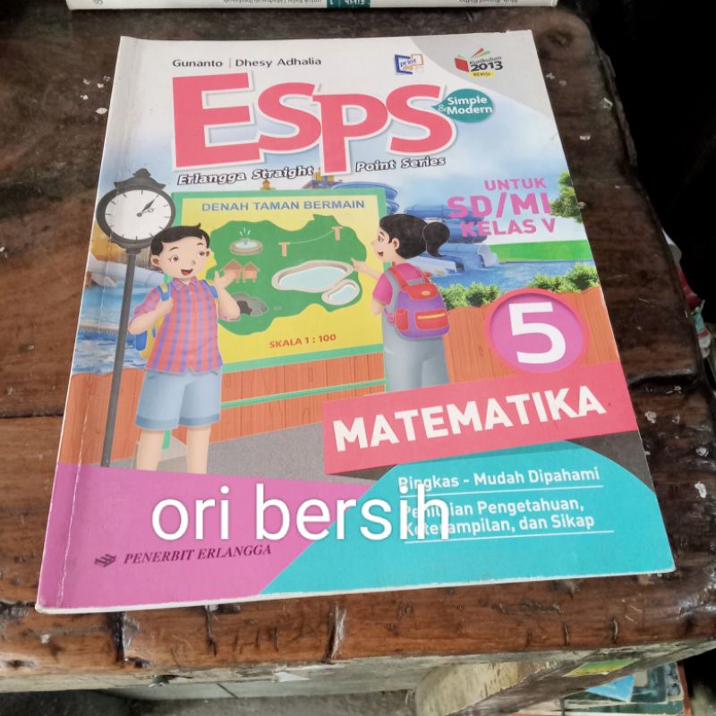 Jual Buku ESPS MATEMATIKA 5 Kurikulum 2013 Edisi Revisi Untuk SD/MI ...