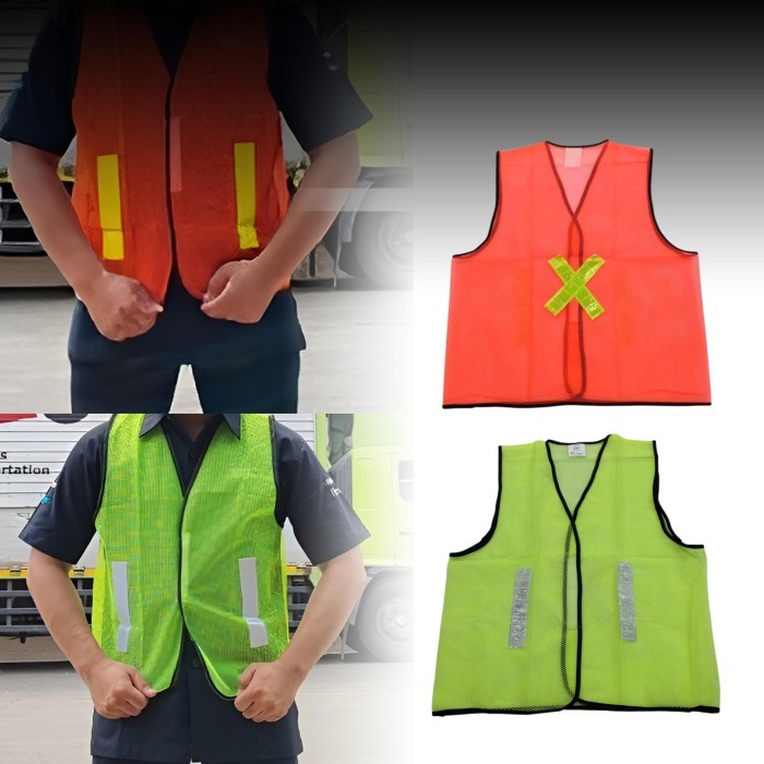 Jual Rompi Proyek Reflektor Pantul Cahaya Jaring Parkir Vest Scoth Baju ...