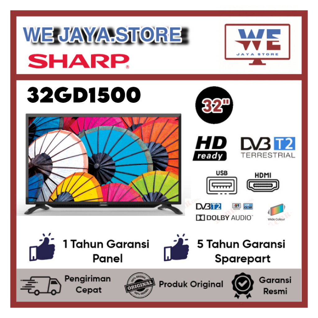 Jual TV LED Sharp Digital 32GD1500I LED Sharp 32 Inch Digital TV Sharp ...