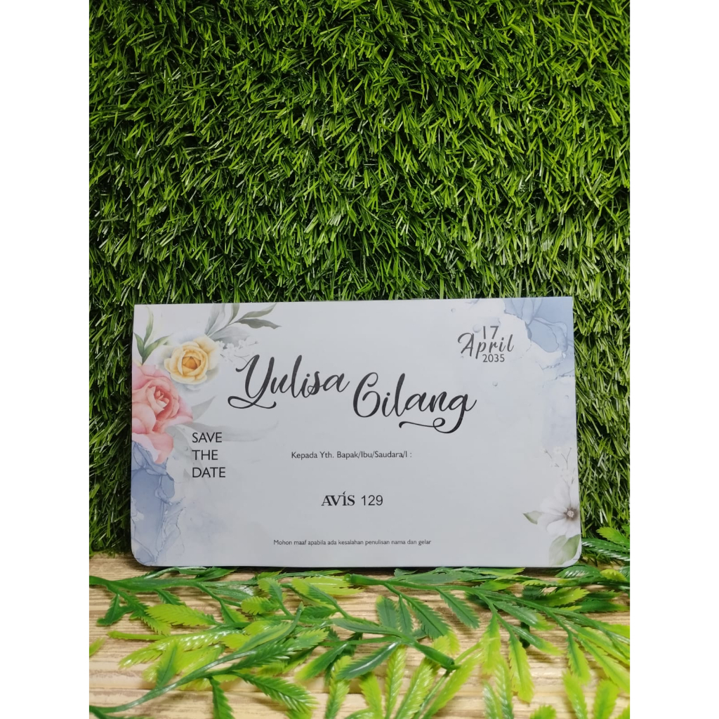 Jual Blangko Undangan Pernikahan Avis 129 Murah | Shopee Indonesia