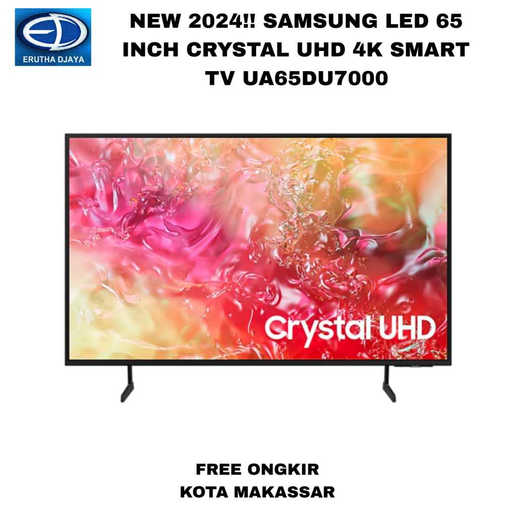 Jual SAMSUNG LED 65 INCH CRYSTAL UHD 4K SMART TV 65DU7000 | Shopee Indonesia