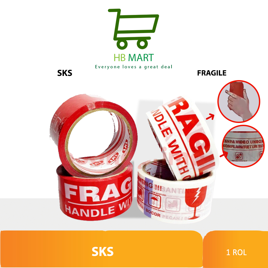 Jual NEW LAKBAN FRAGILE | JANGAN DIBANTING | HANDLE WITH CARE | ANTI ...