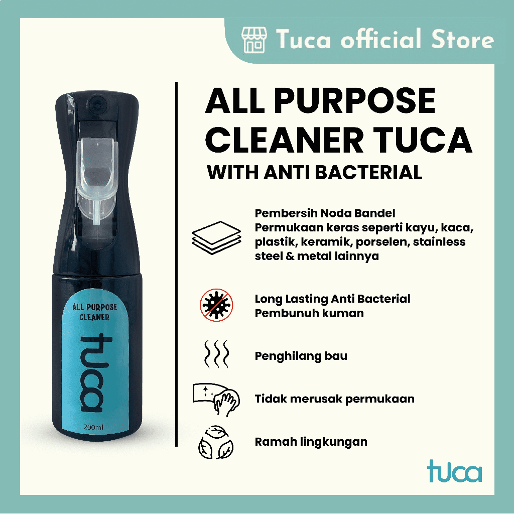 Jual Spray Pembersih Tanpa Bilas All Purpose Cleaner with Anti ...