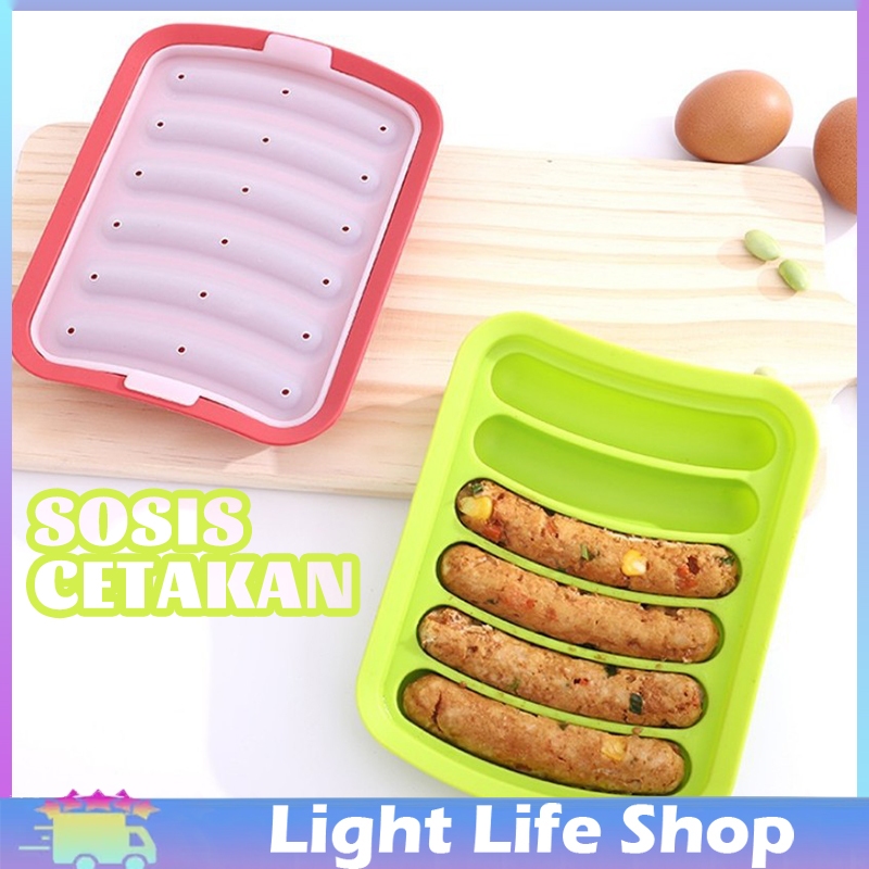 Jual Cetakan Sosis Bahan Premium Silikon Food Grade Silicone 6 Rongga ...