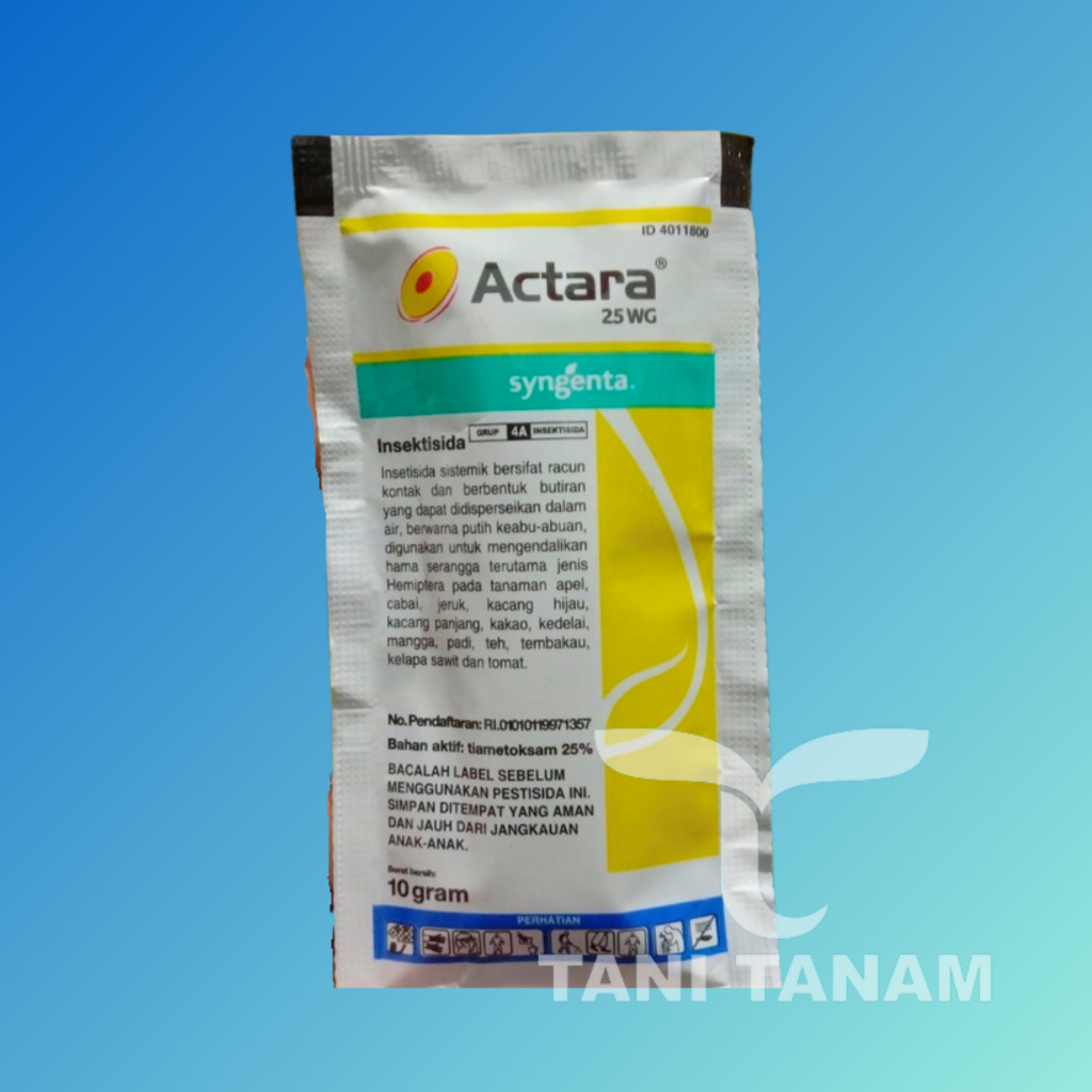 Jual ACTARA 25 WG INSEKTISIDA PENGENDALI HAMA 10 GRAM | AKTARA | Shopee ...