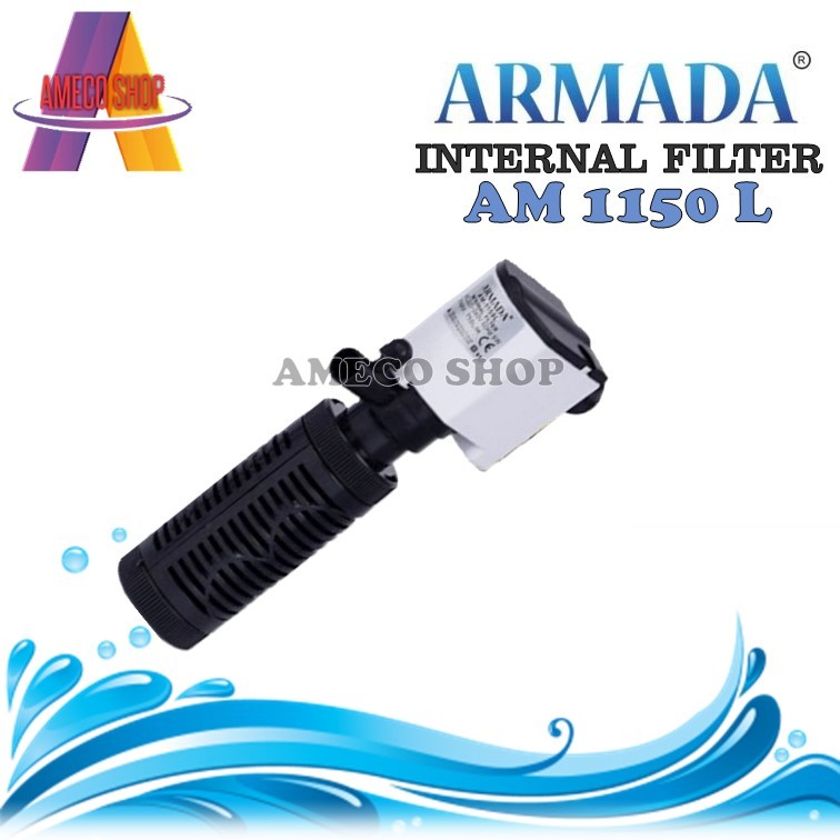 Jual ARMADA Power Head Pompa Air internal Filter Aquarium AM 1150 L ...