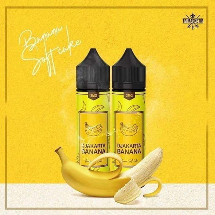 Jual DJAKARTA BANANA 60ML LIQUID FREEBASE BY TRIMASKETIR 100% ORIGINAL | Shopee Indonesia