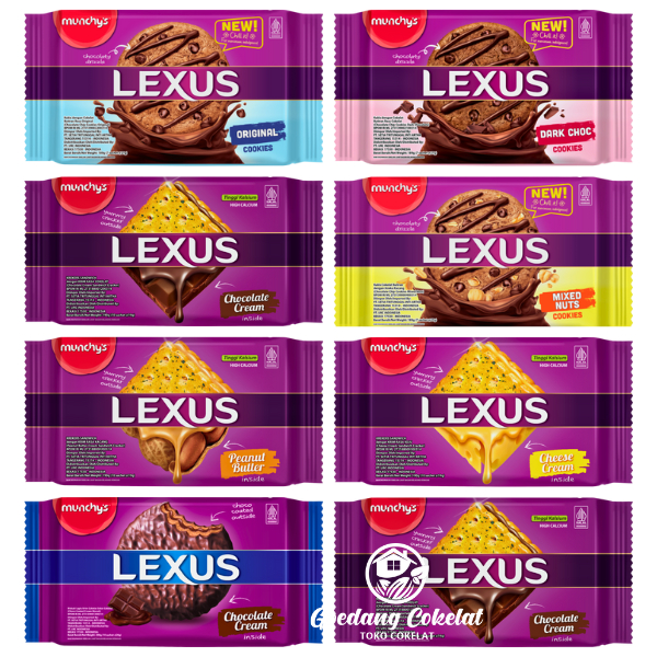 Jual Munchys Lexus / Munchy's Lexus Krekers Sandwich Biscuit Biskuit ...