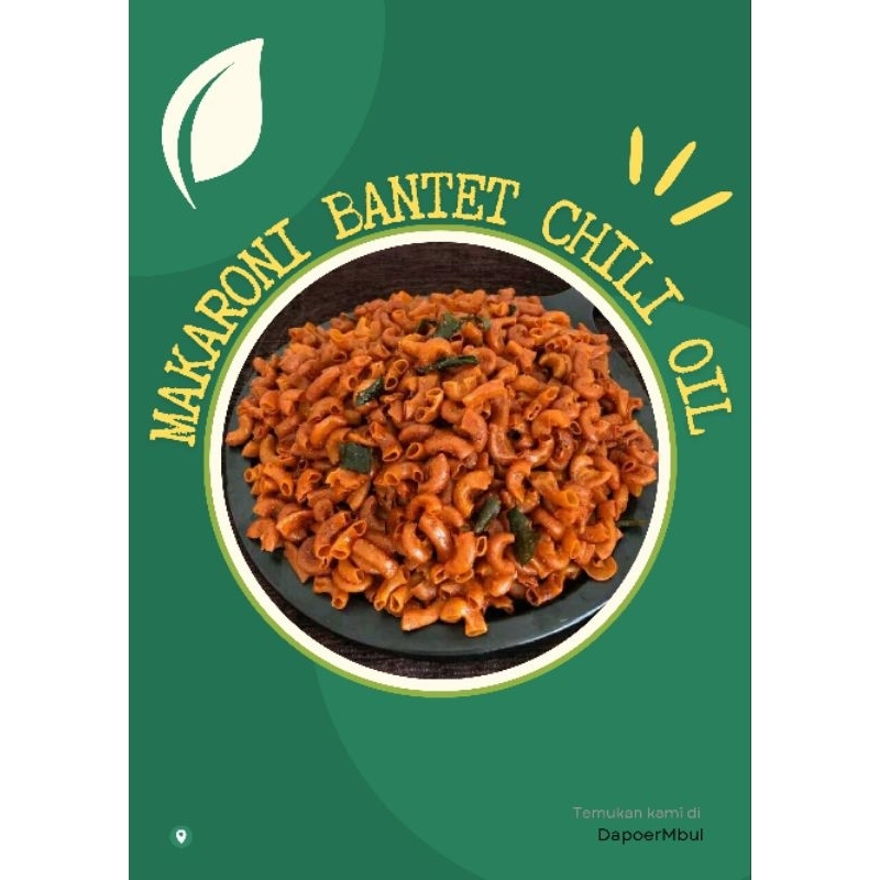 Jual Viral Makaroni Bantet Chili Oil Pedas Daun Jeruk Kemasan Pouch 1 ...