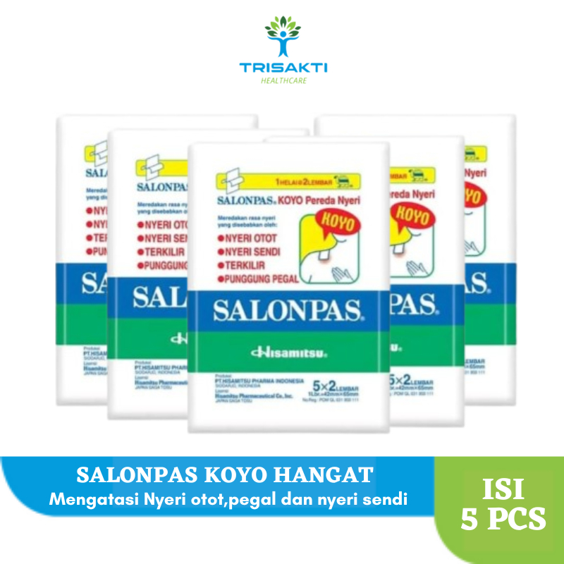Jual Salonpas Koyo Sachet Plaster Pereda Nyeri Otot (Bundling 5 pcs ...