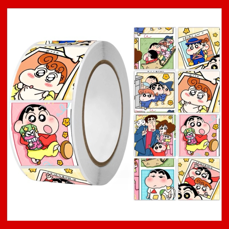 Jual [ BUKAN 1 ROLL!!!! ] Sticker Crayon Shinchan Kotak / Sticker Lucu ...