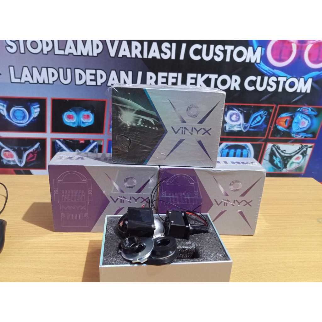 Jual Lensa Lampu LED Projector Projie Matrix X1 BiLED 1.5 Inch Inci ...