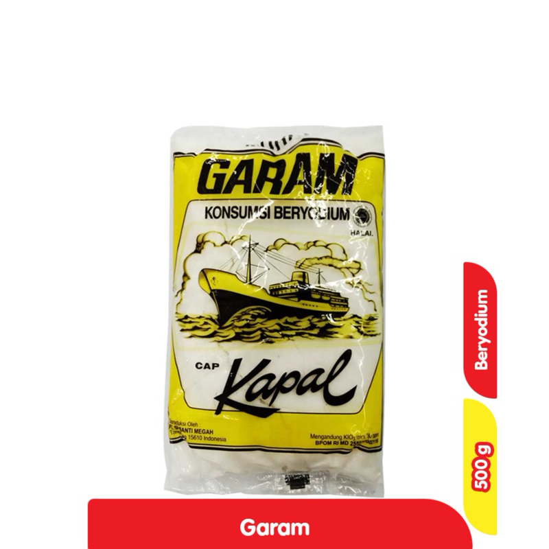 Jual GARAM CAP KAPAL 500g | Shopee Indonesia