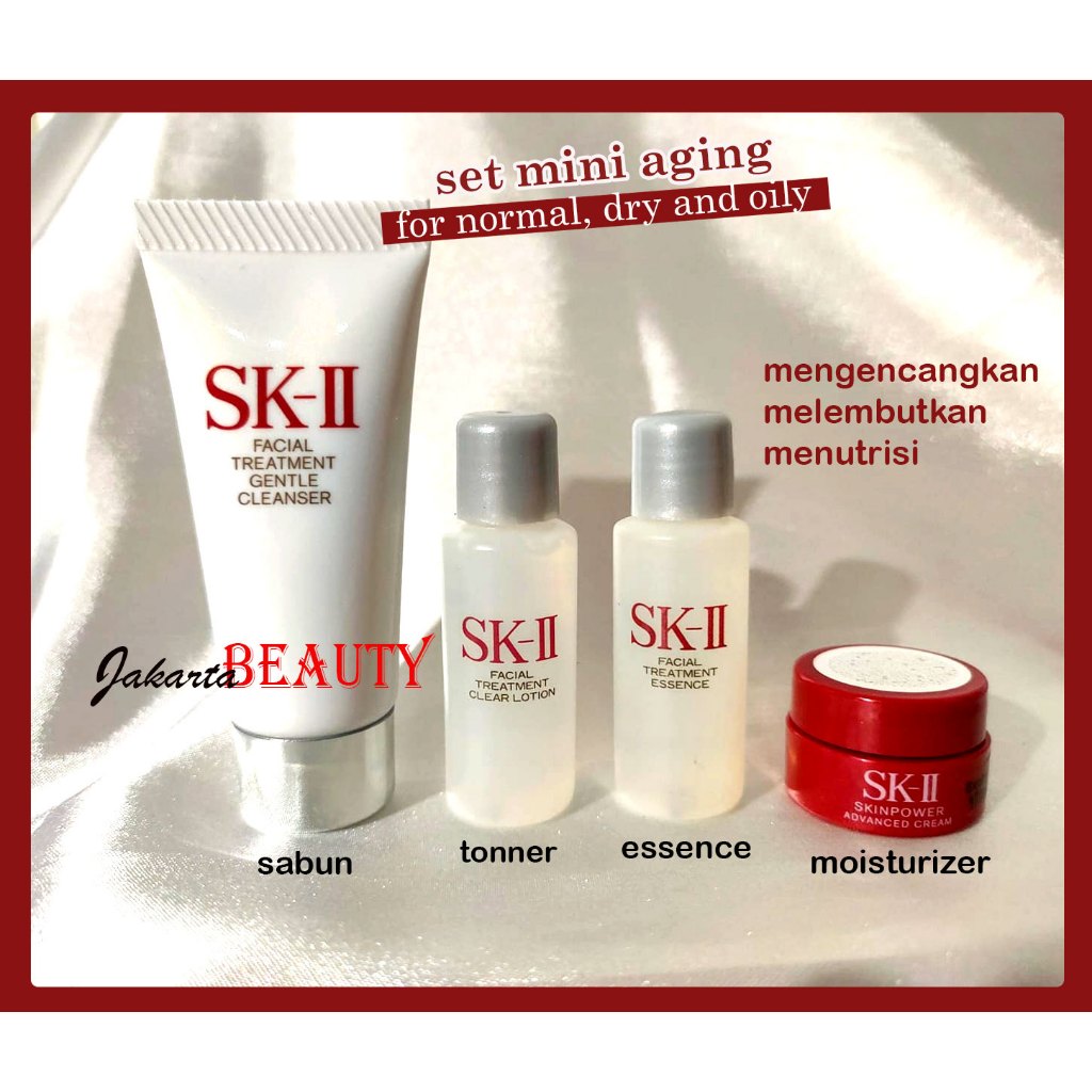 Jual SK-II set anti aging mini dengan skinpower advanced | Shopee Indonesia