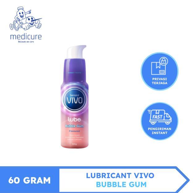 Jual Vivo Bubble Gum Lube 60 Gr - Pelumas Lubrikan Vivo | Shopee Indonesia