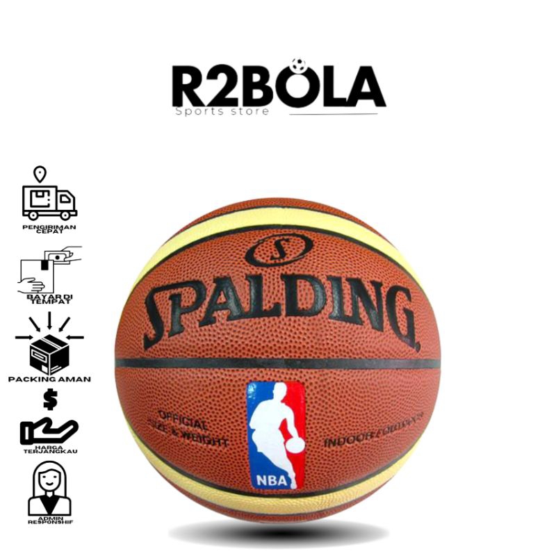 Jual BOLA BASKET SPALDING OFFICIAL SIZE & WEIGHT INDOOR/OUTDOOR HQ 100% ...