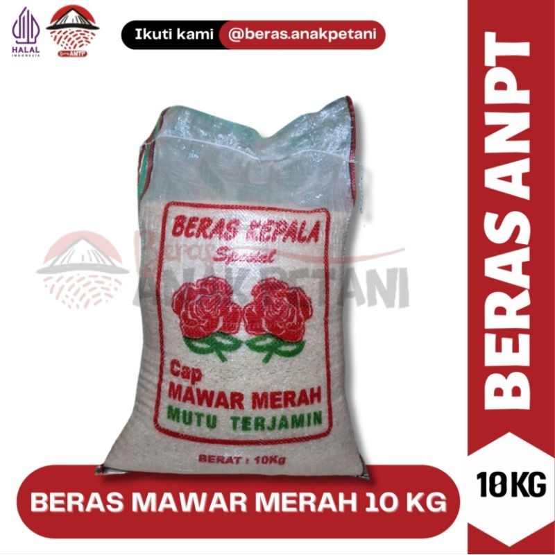 Jual BERAS MAWAR MERAH KEMASAN 10 KG | Shopee Indonesia