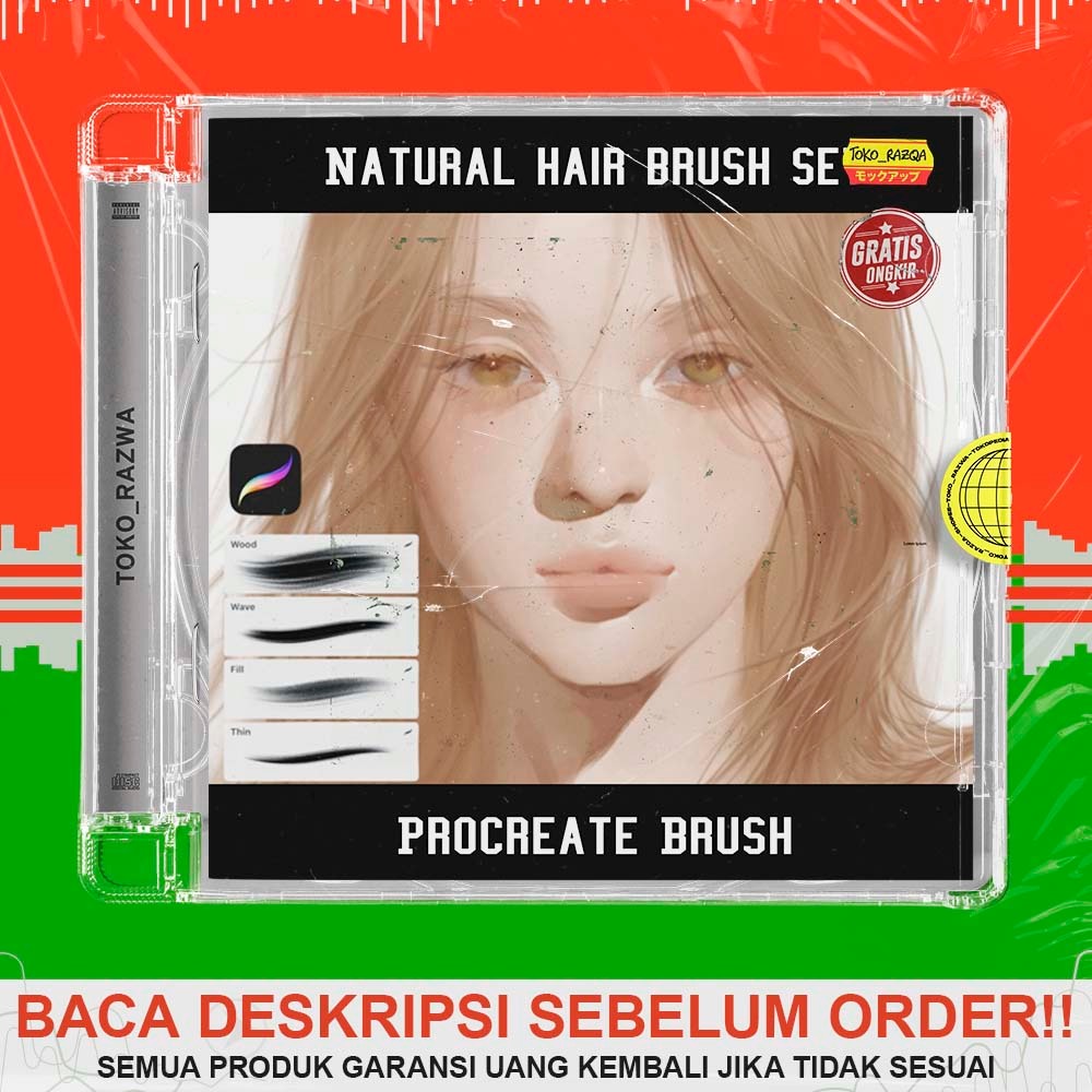 Jual Procreate Brush - Natural hair brush set - 270624 | Shopee Indonesia