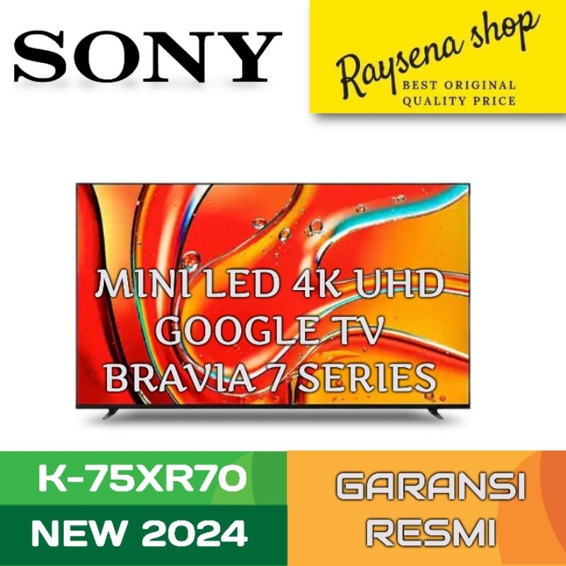 Jual Sony 75 INCH Sony Bravia 7 TV SERIES K-75XR70 SONY MINI LED 75 ...